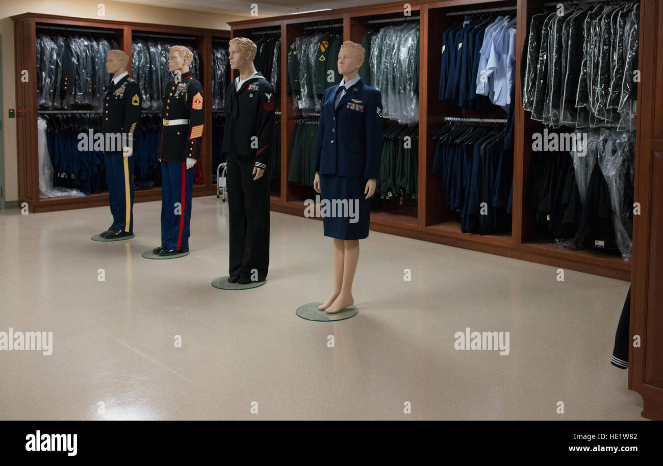 Four U.S. military service member mannequins remain on display as a ...