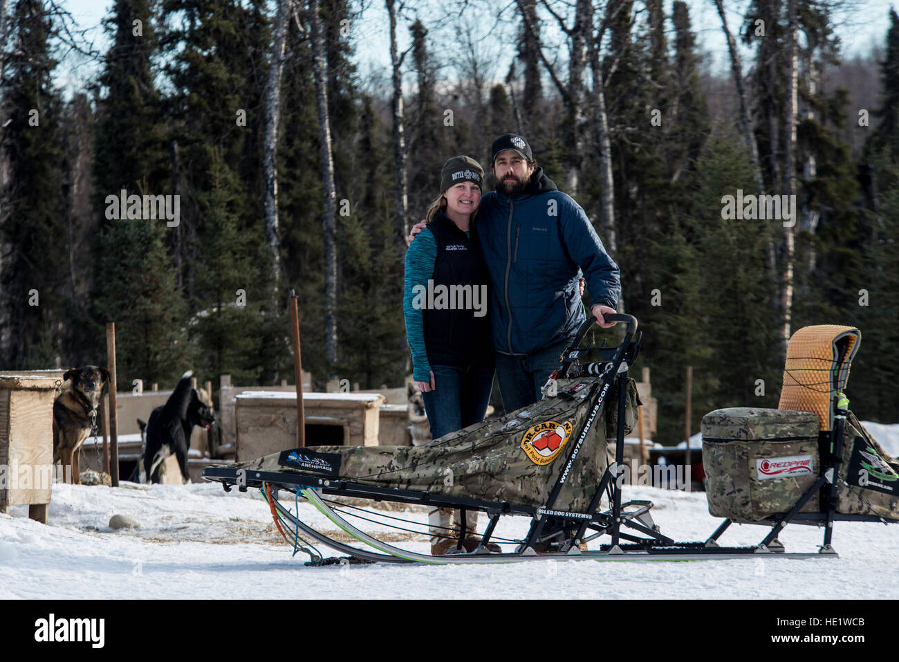 Lieutenant Col. Jen Casillo and Iditarod musher Rick Casillo are the ...