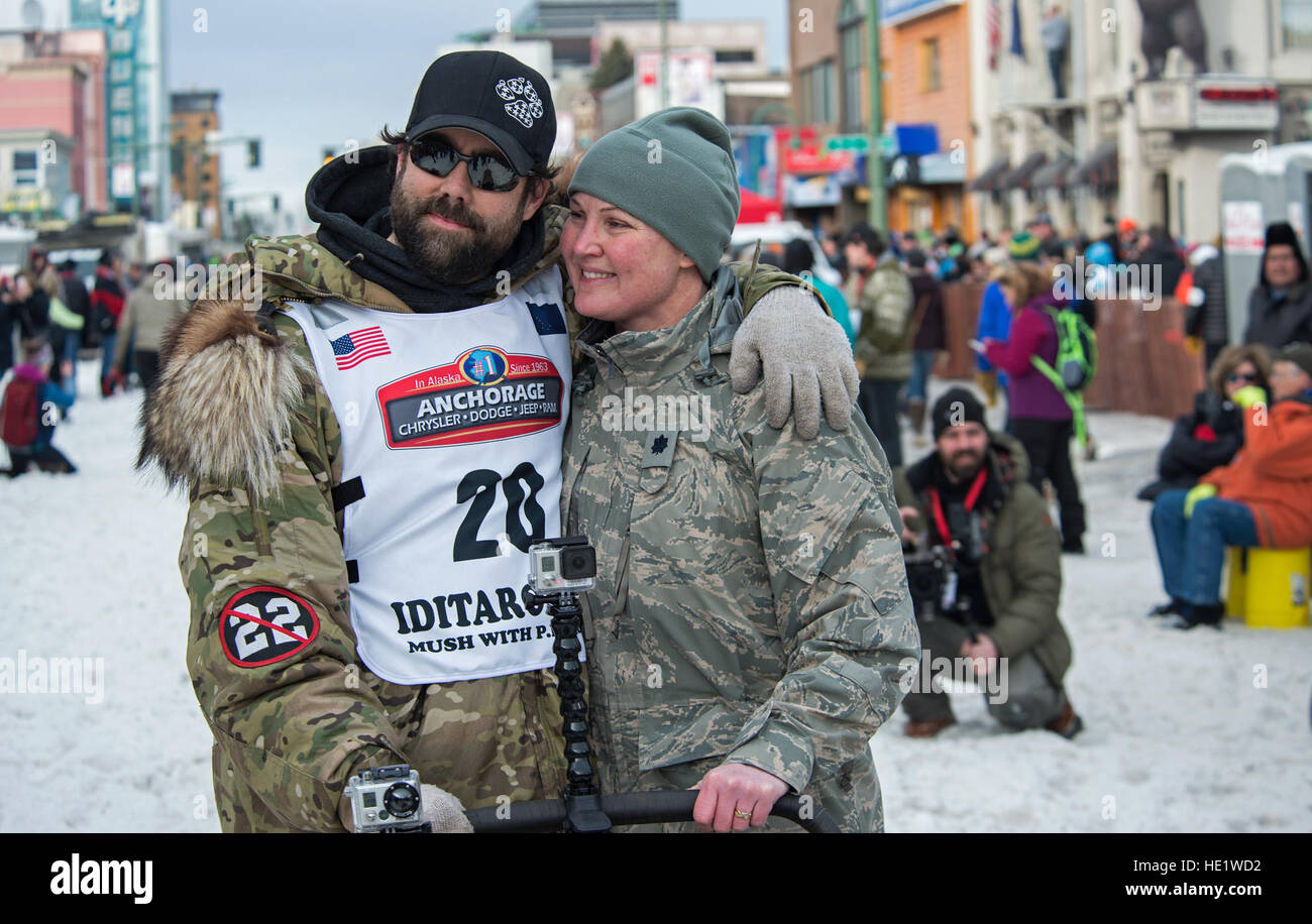 Lieutenant Col. Jen Casillo and Iditarod musher Rick Casillo are the ...