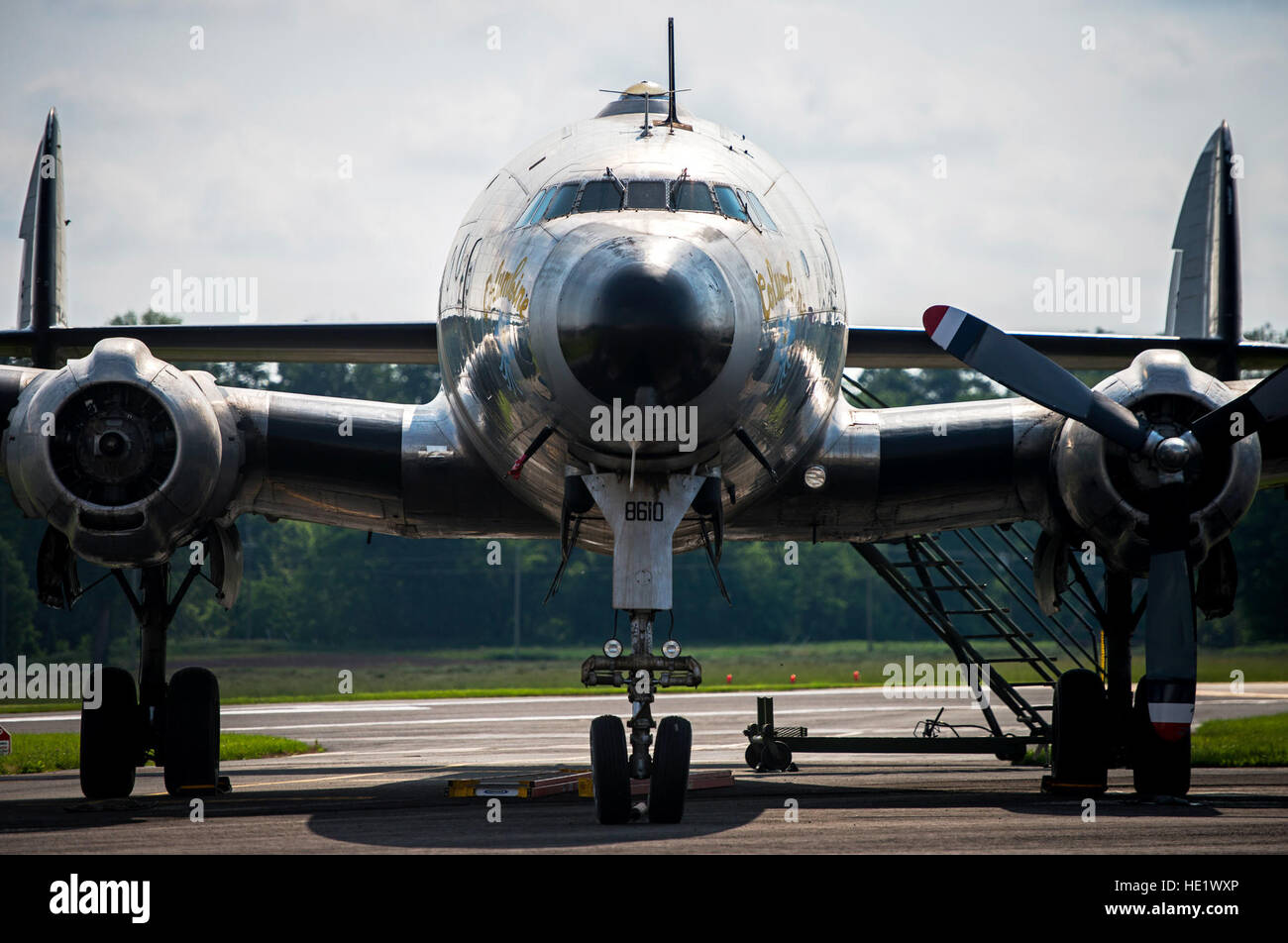 The Columbine II, a Lockheed Constellation, was the first aircraft to ...