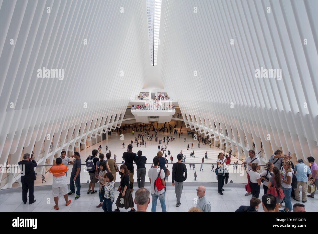 World Trade center transportation hub NYC subway Stock Photo - Alamy