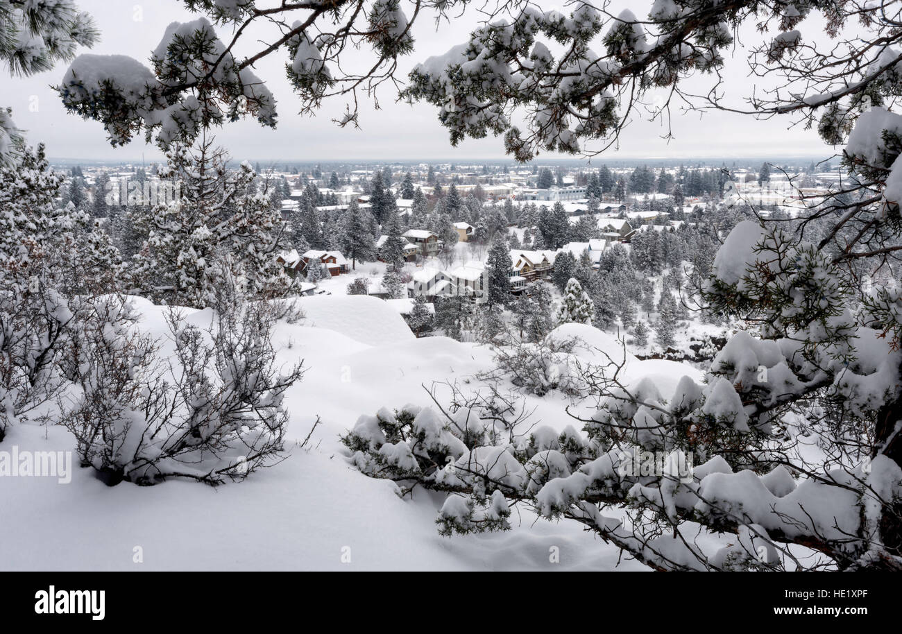 Winter in Bend, Oregon Stock Photo - Alamy