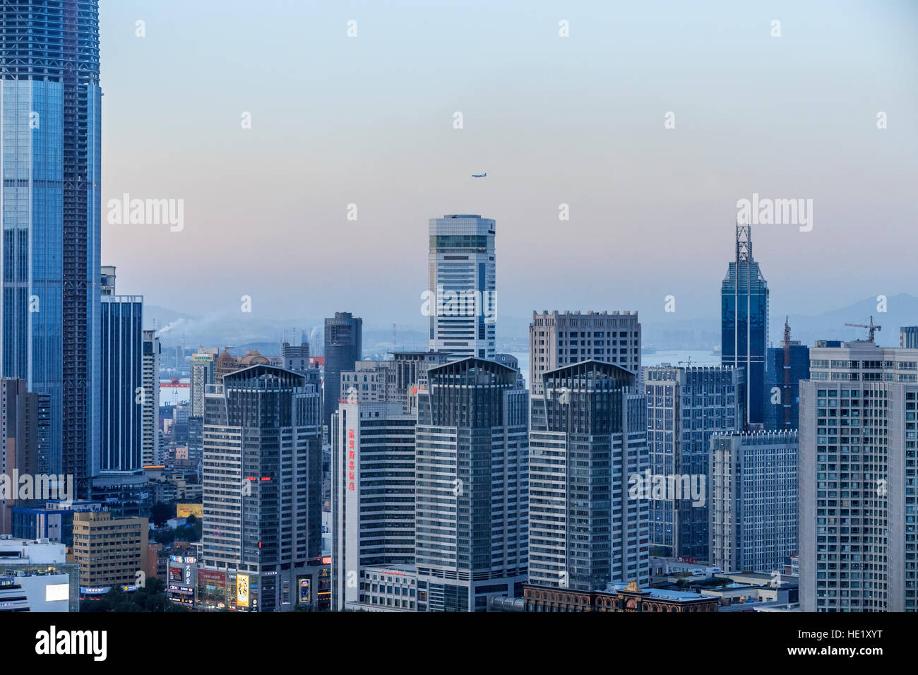 City dalian scenery and night scenery architecture hi-res stock ...