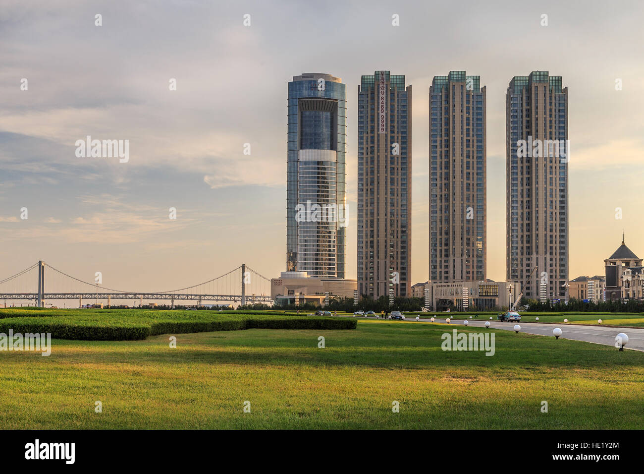 City dalian scenery and night scenery architecture hi-res stock ...