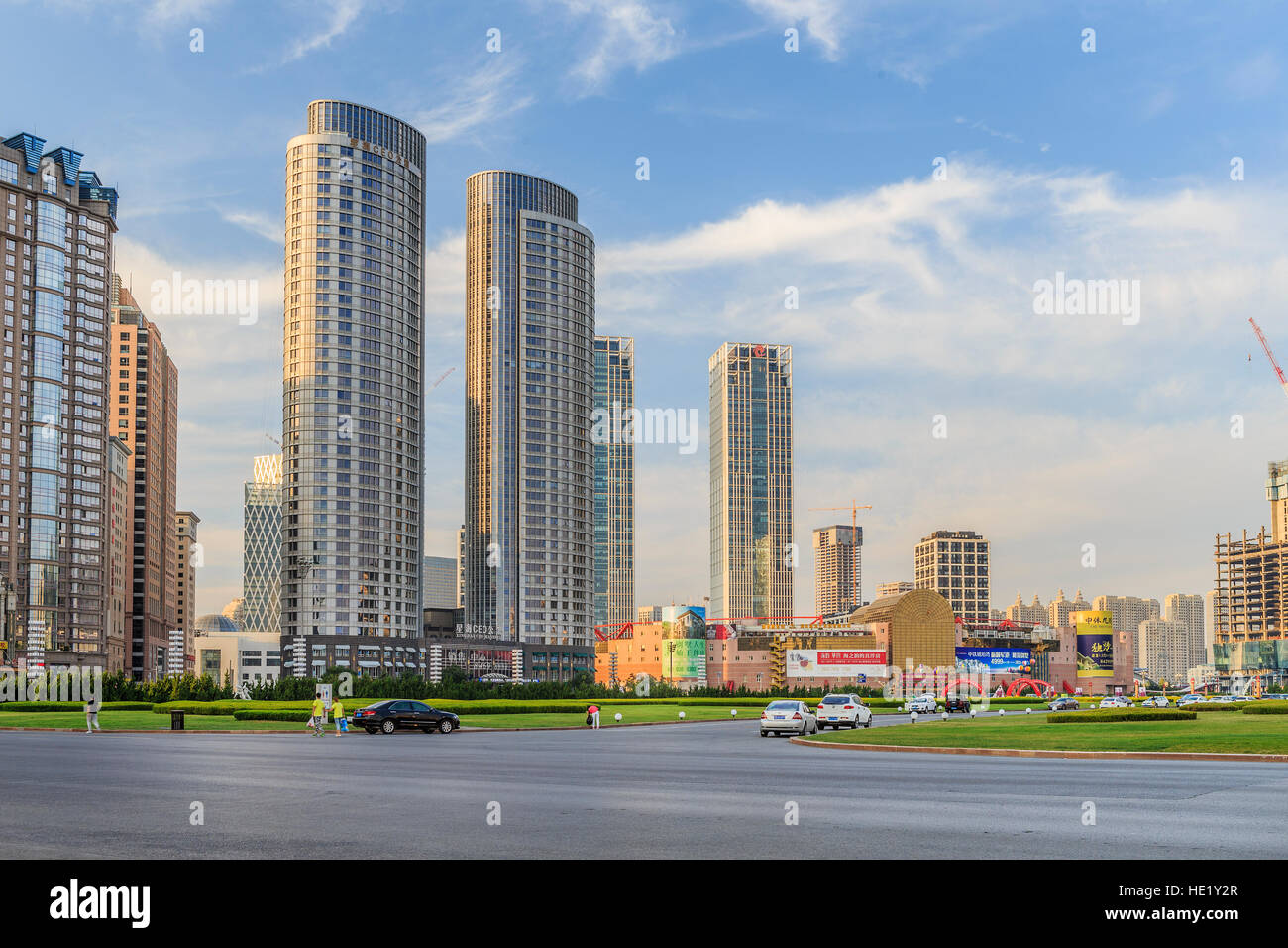 City dalian scenery and night scenery architecture hi-res stock ...