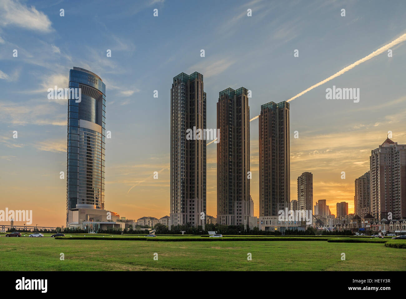 City dalian scenery and night scenery architecture hi-res stock ...
