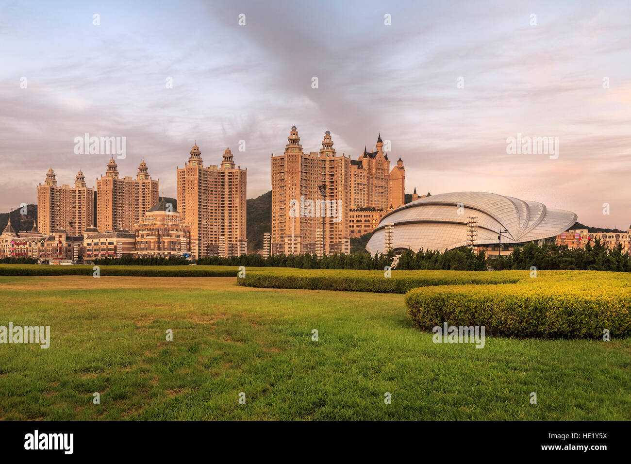 City dalian scenery and night scenery architecture hi-res stock ...