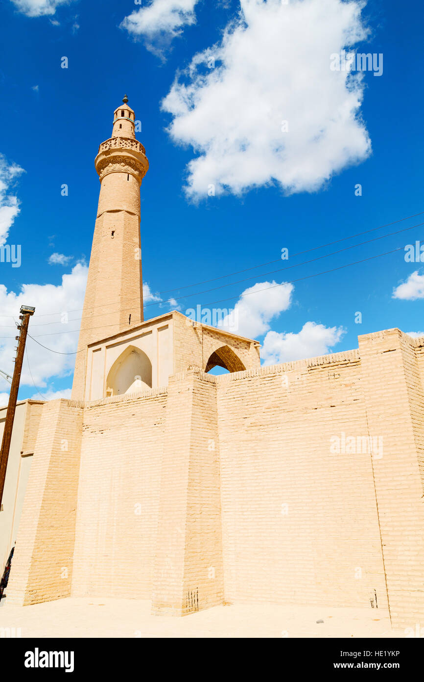 blur in iran blur islamic mausoleum old architecture mosque minaret near the sky Stock Photo - Alamy