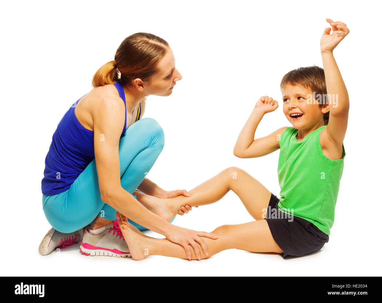 Physical education boy training hi-res stock photography and images - Alamy