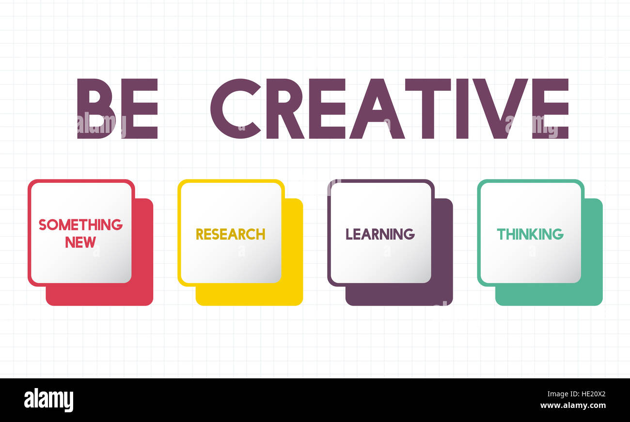 Fresh Ideas Be Creative Inspiration Imagination Passion Concept Stock ...