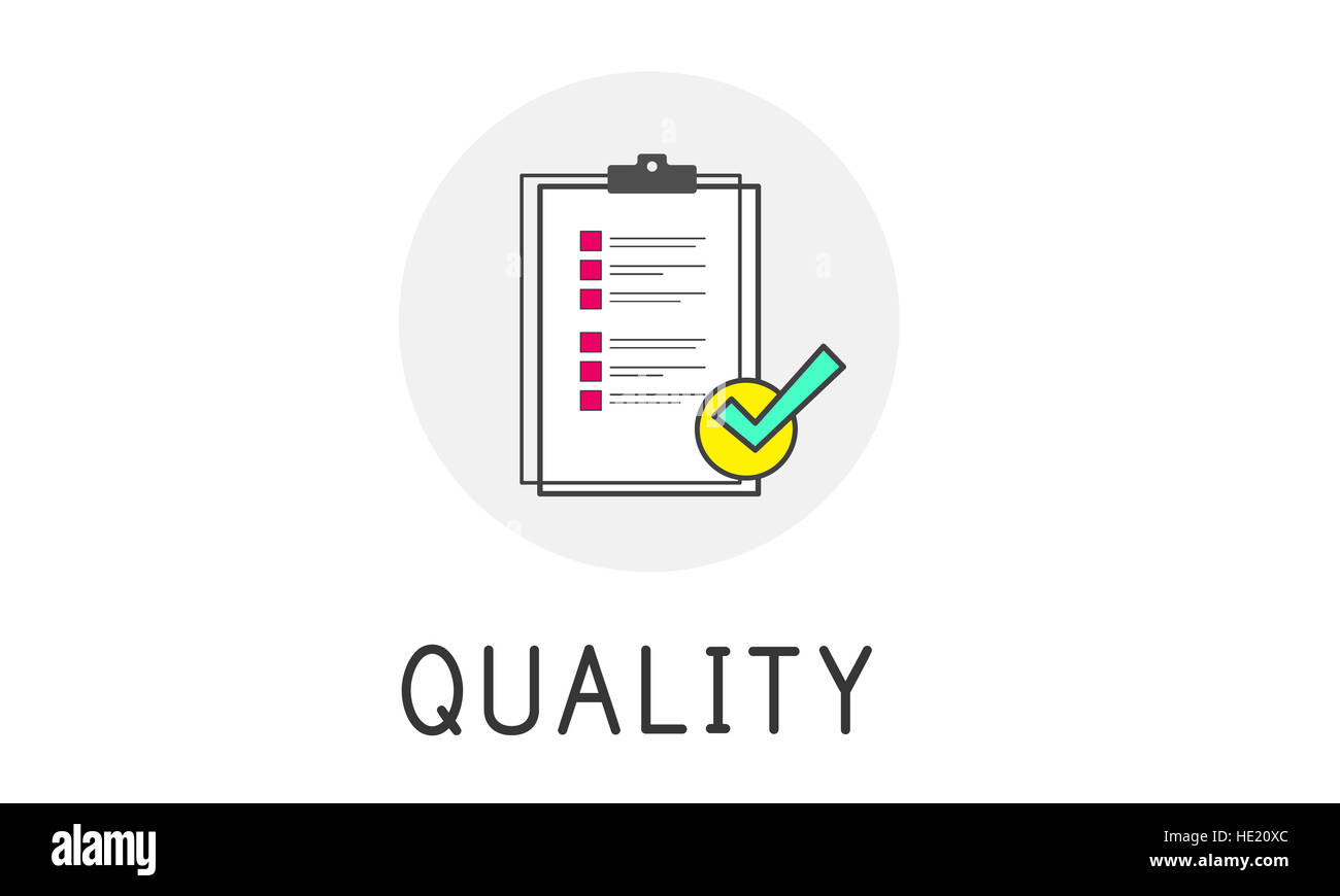 Quality Assurance Clipboard Icon Stock Photo - Alamy