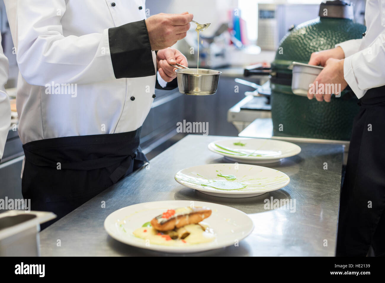 Chef main dish hi-res stock photography and images - Alamy