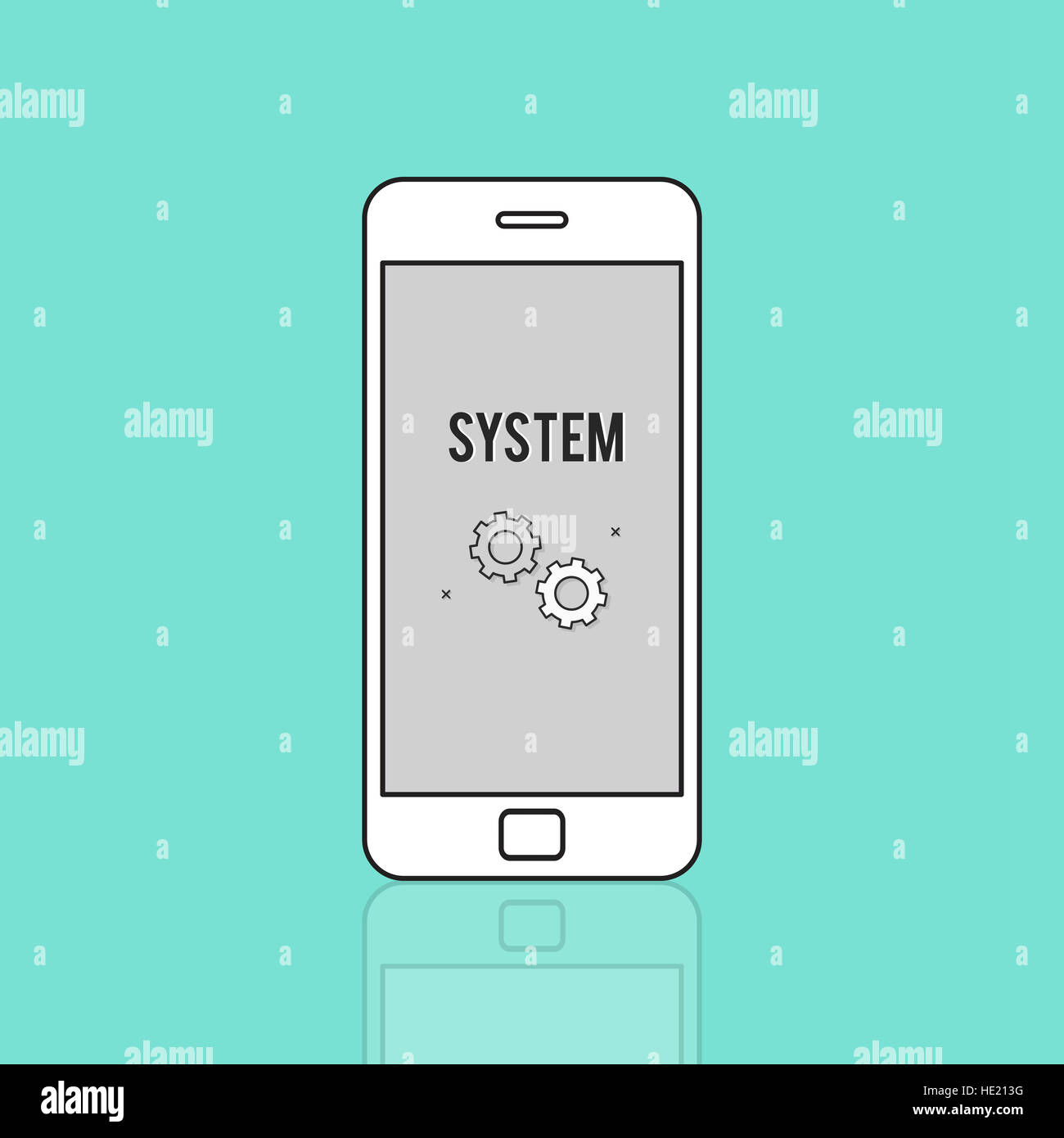 Configuration Setup System Concept Stock Photo - Alamy