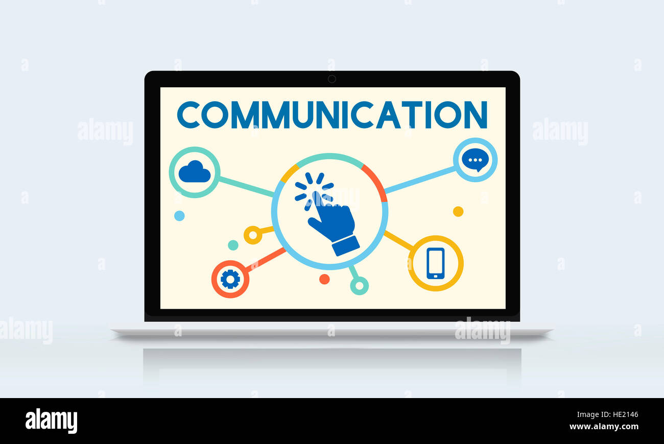Technology Networking Communication Digital Concept Stock Photo - Alamy