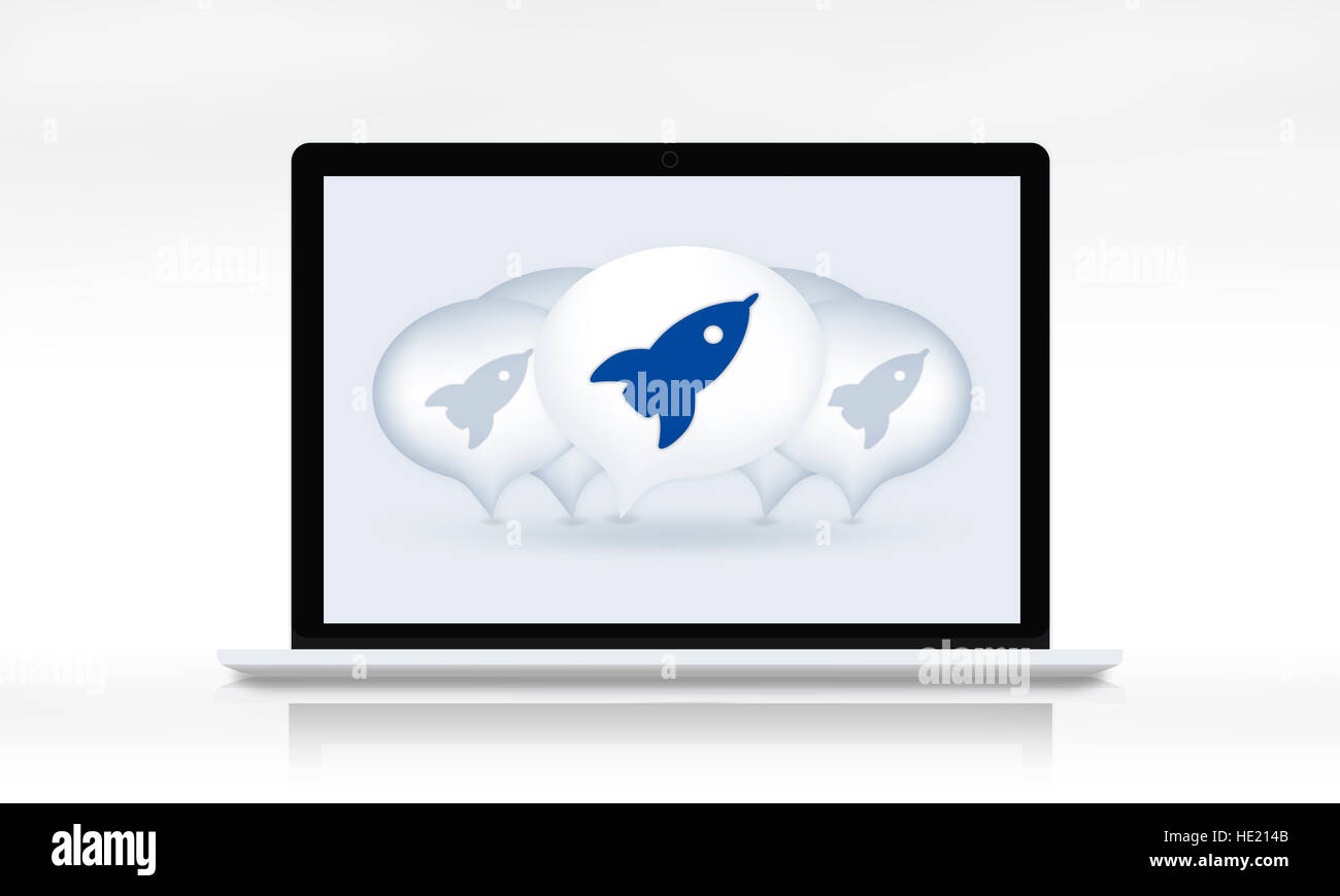 Launch Begin Start Up Kick Off New Business Concept Stock Photo - Alamy