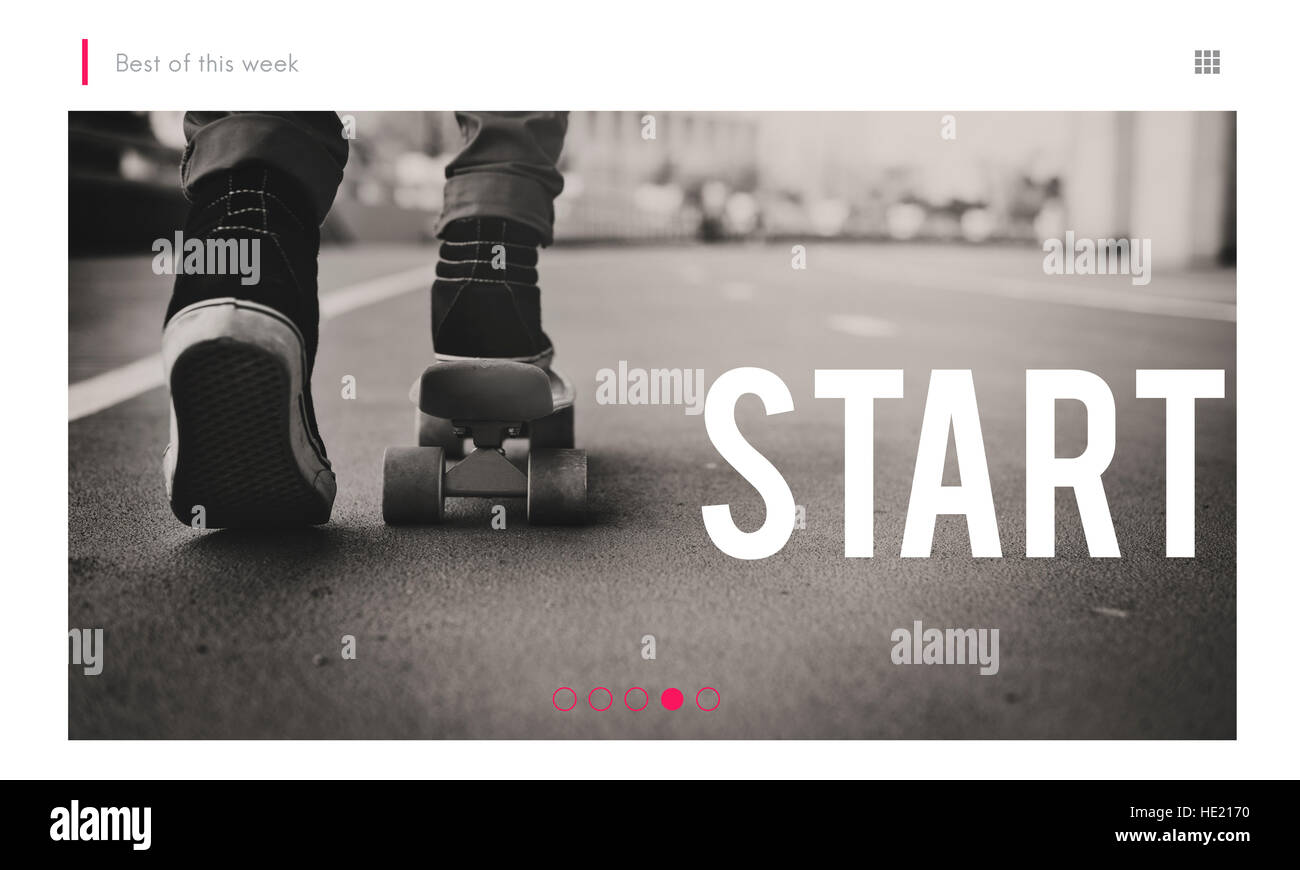 Success Start Challenge Goal Concept Stock Photo - Alamy