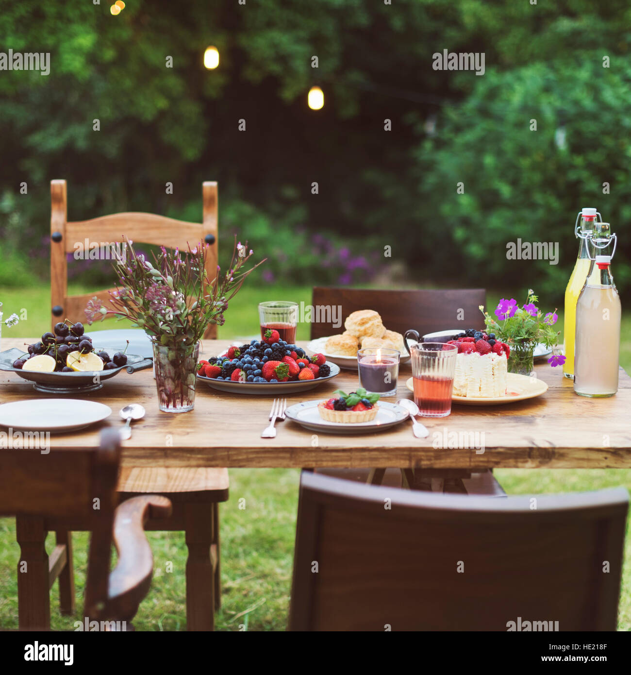 Table Food Lunch Variety Concept Stock Photo - Alamy