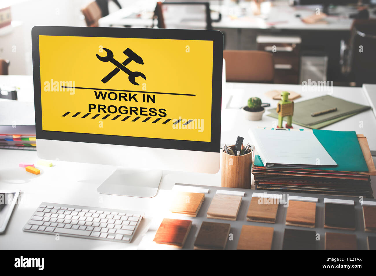 Under Construction Technical Problems Progress Concept Stock Photo - Alamy