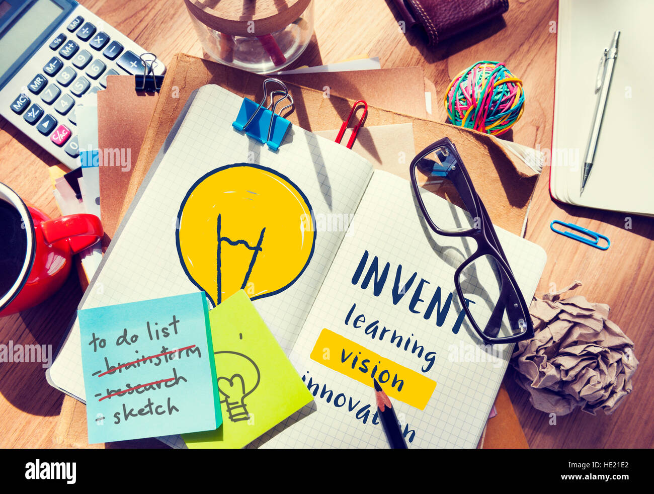 Creative Think Invention Inspiration Concept Stock Photo - Alamy