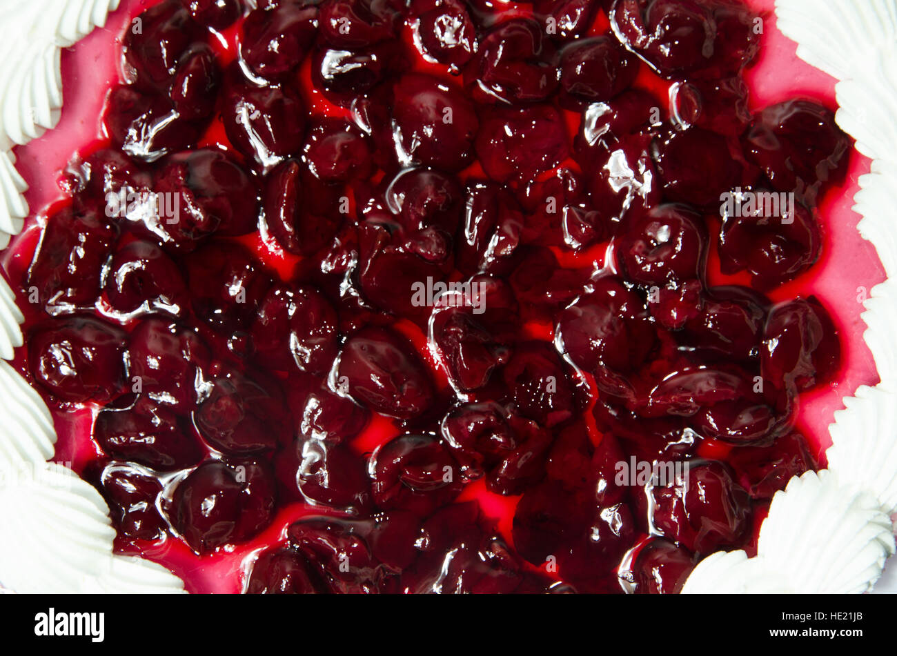 Jelly top of the cake Stock Photo - Alamy