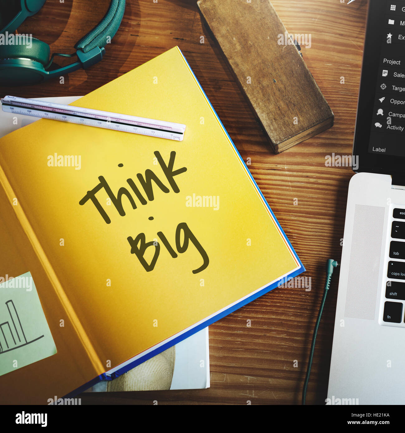 Think Big Goal Target Aspirations Expectation Concept Stock Photo - Alamy