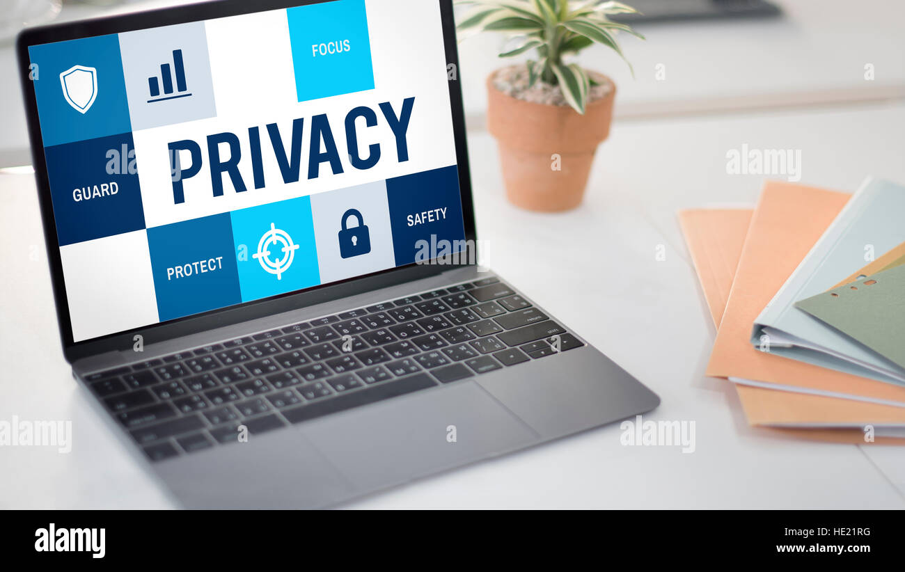 Data Protection Security Privacy Concept Stock Photo - Alamy