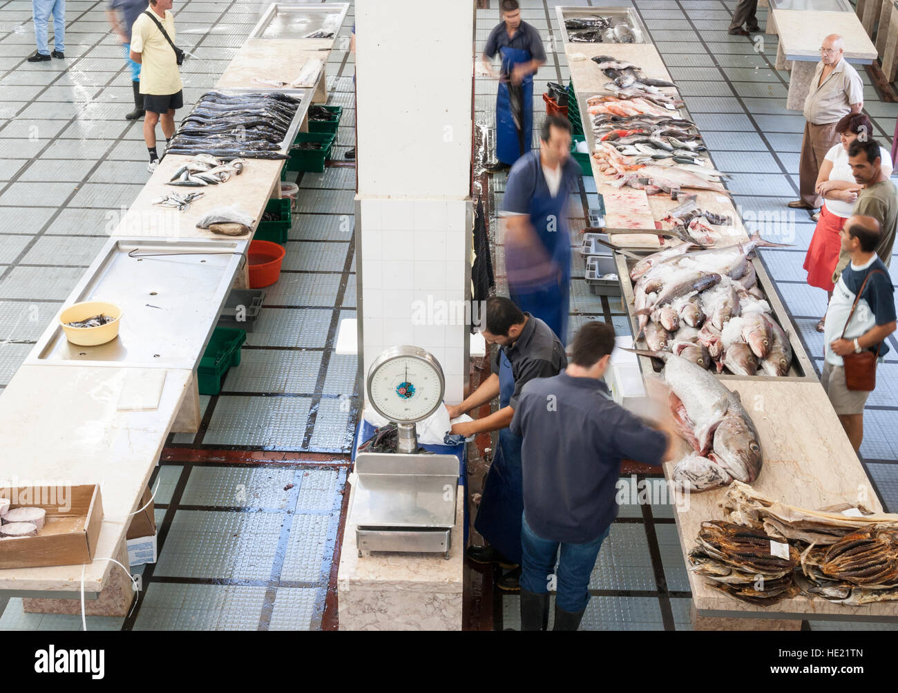 Fish market in Funchal, Madeira Stock Photo - Alamy