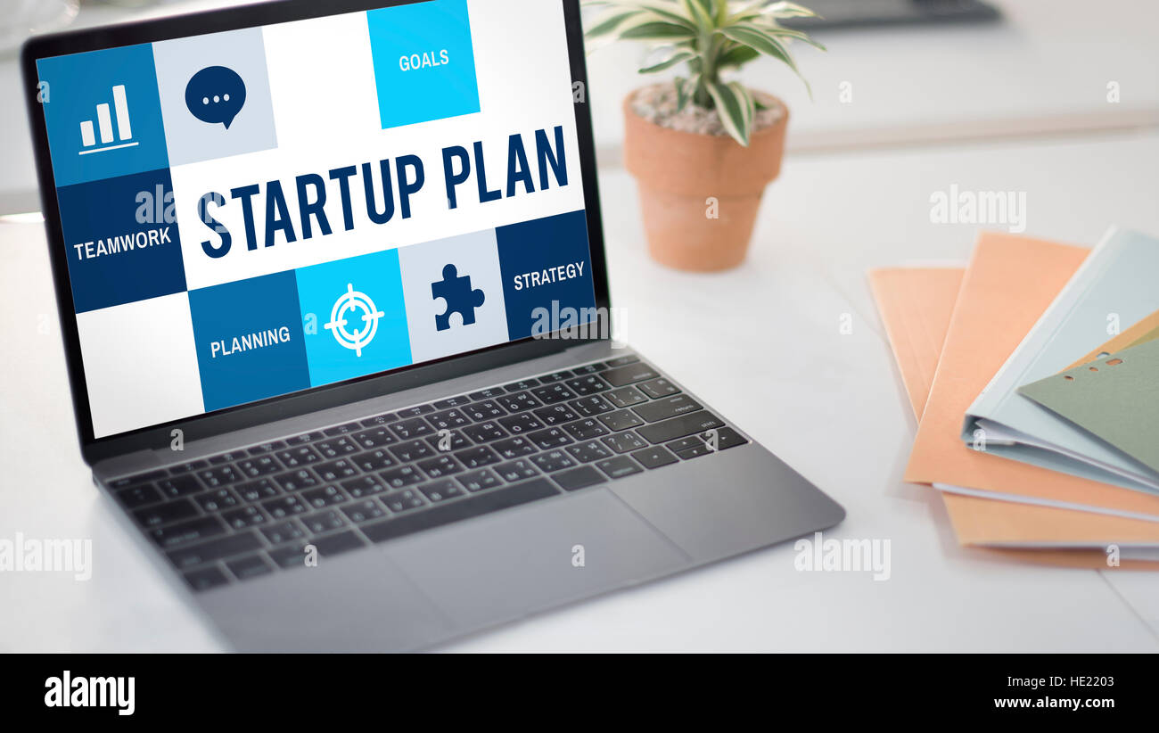 Startup Business Plan Strategy Concept Stock Photo - Alamy
