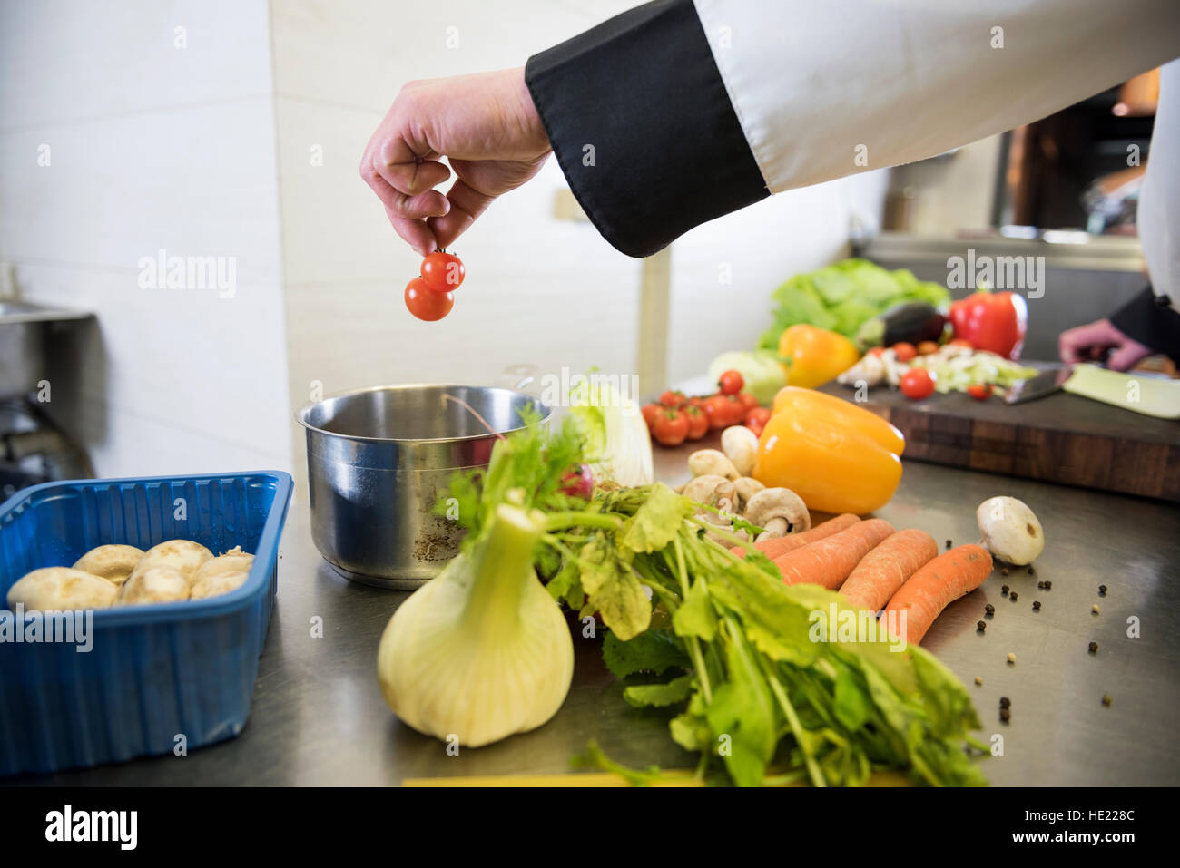 Inserting vegetables hi-res stock photography and images - Alamy