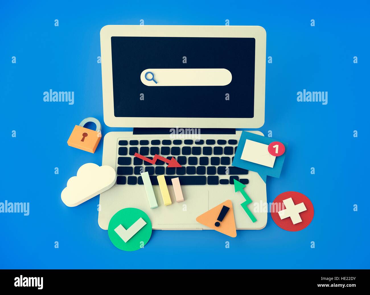 Computer Connection Internet Networking Digital Concept Stock Photo - Alamy