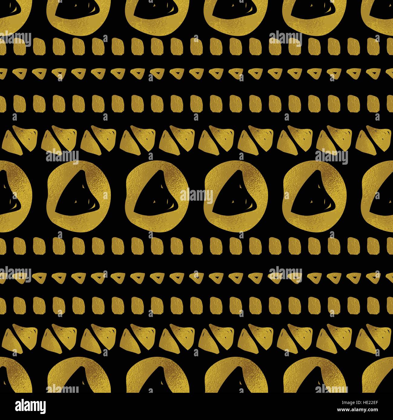 Geometric black and gold seamless pattern Stock Vector Image & Art - Alamy
