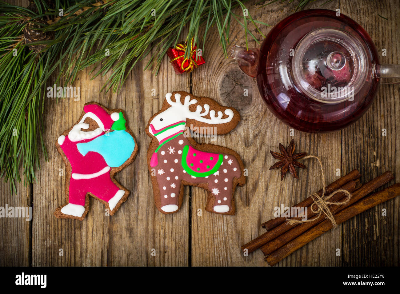 Gingerbread for Christmas and New Year Stock Photo - Alamy