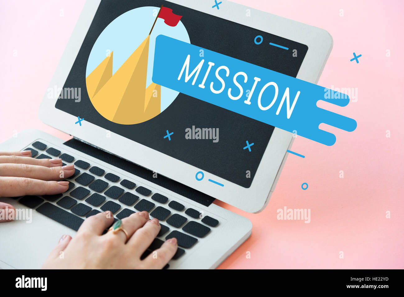 Mission Aim Aspiration Ideas Strategy Vision Concept Stock Photo - Alamy