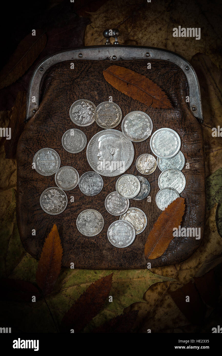 Old silver coins hi-res stock photography and images - Alamy