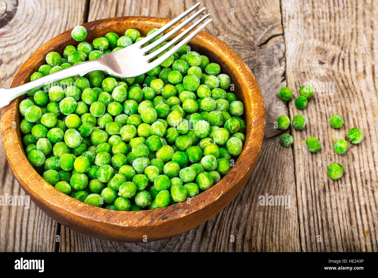 Peas frozen pile hi-res stock photography and images - Alamy
