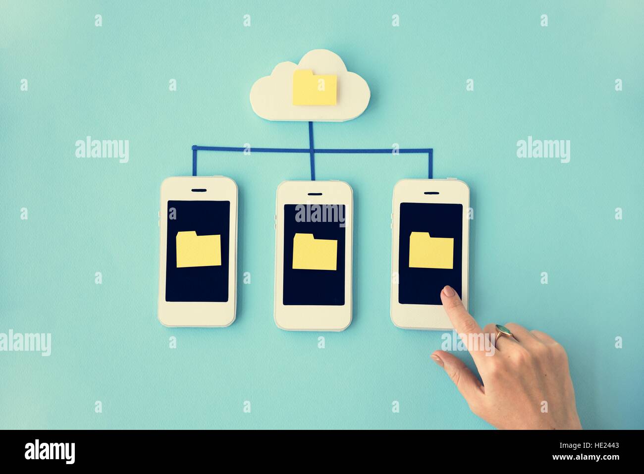 Smartphone Cellphone Networking Telephone Concept Stock Photo - Alamy