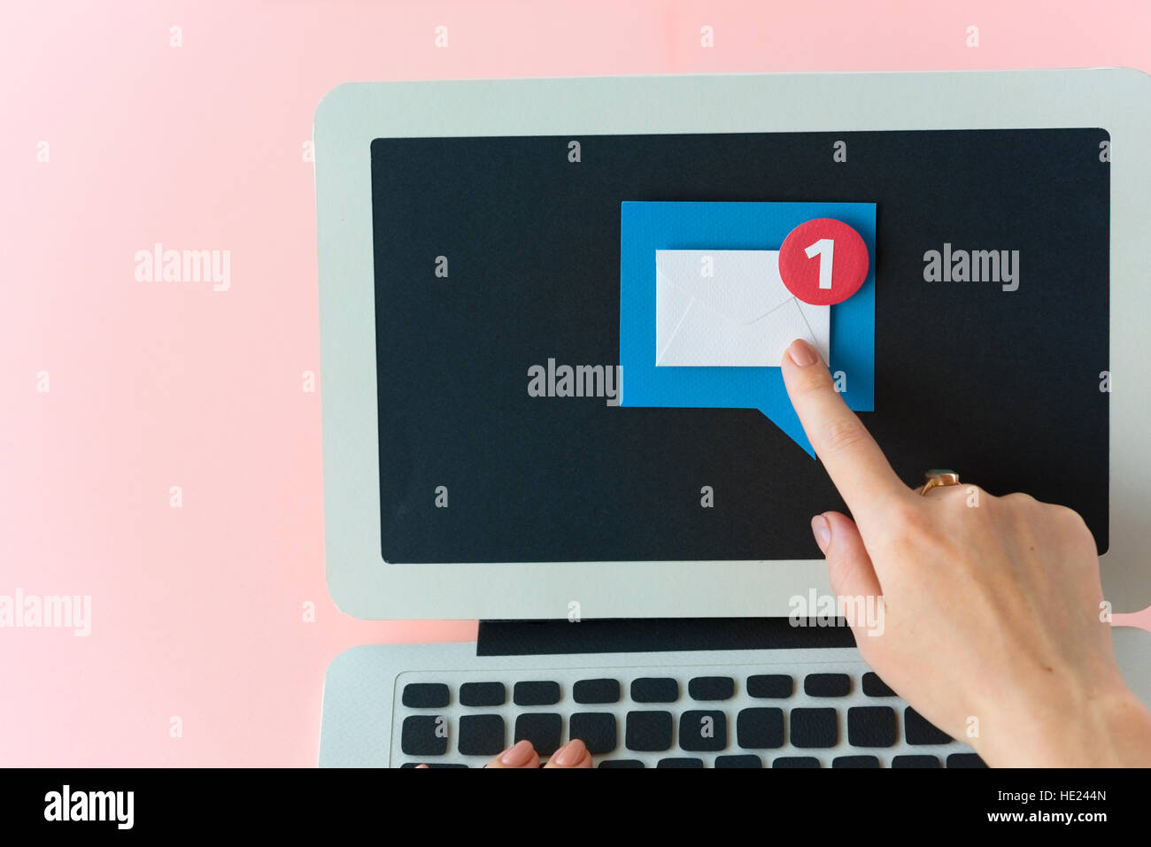 Computer Connection Internet Networking Digital Concept Stock Photo - Alamy