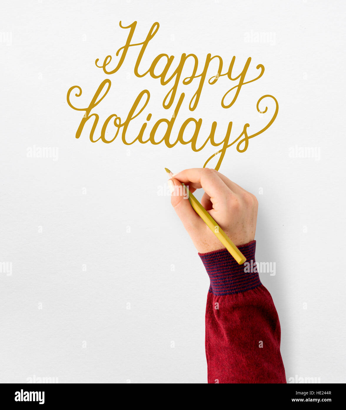 Cheerful greeting hi-res stock photography and images - Alamy