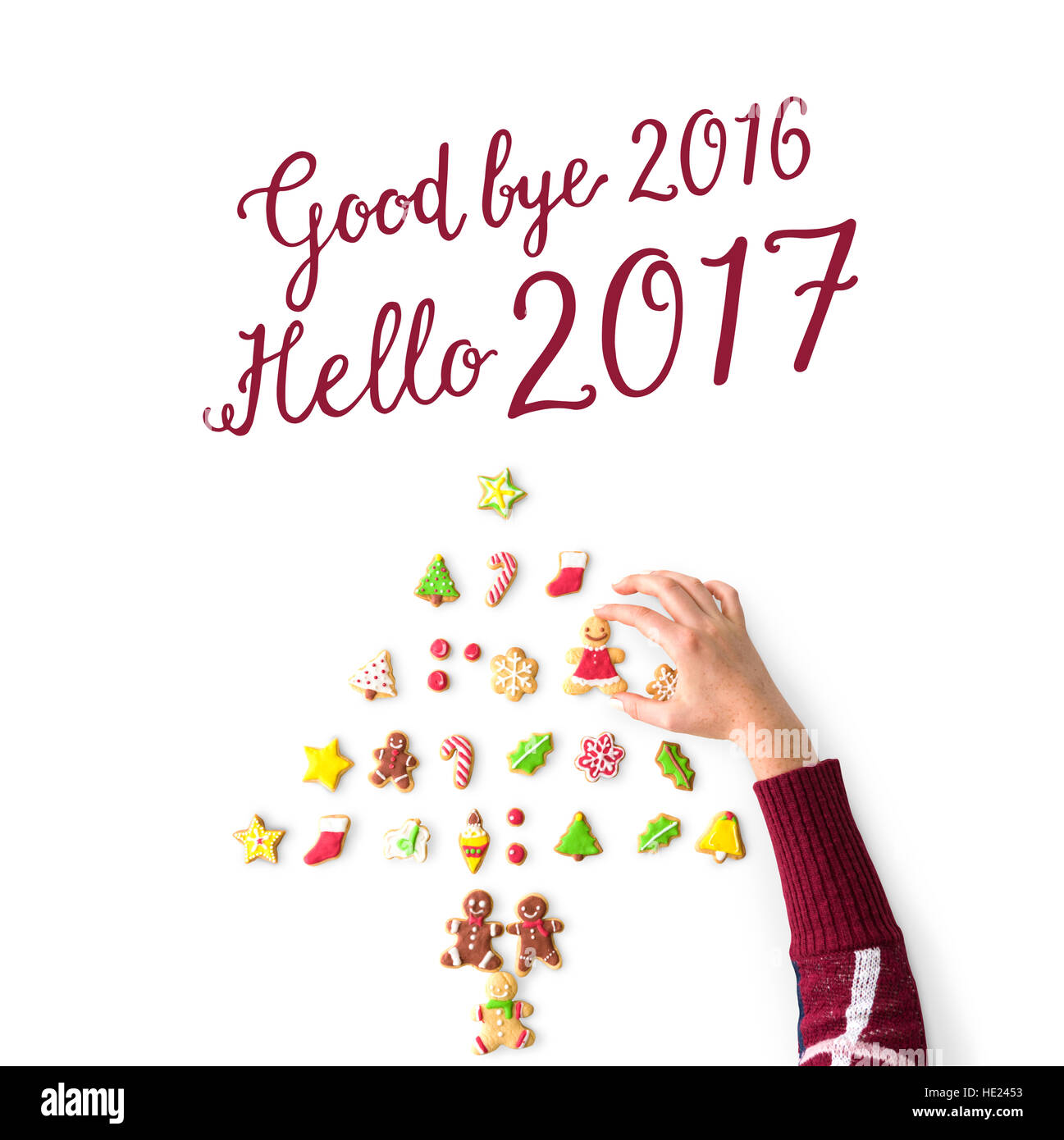 Hello goodbye year hi-res stock photography and images - Alamy