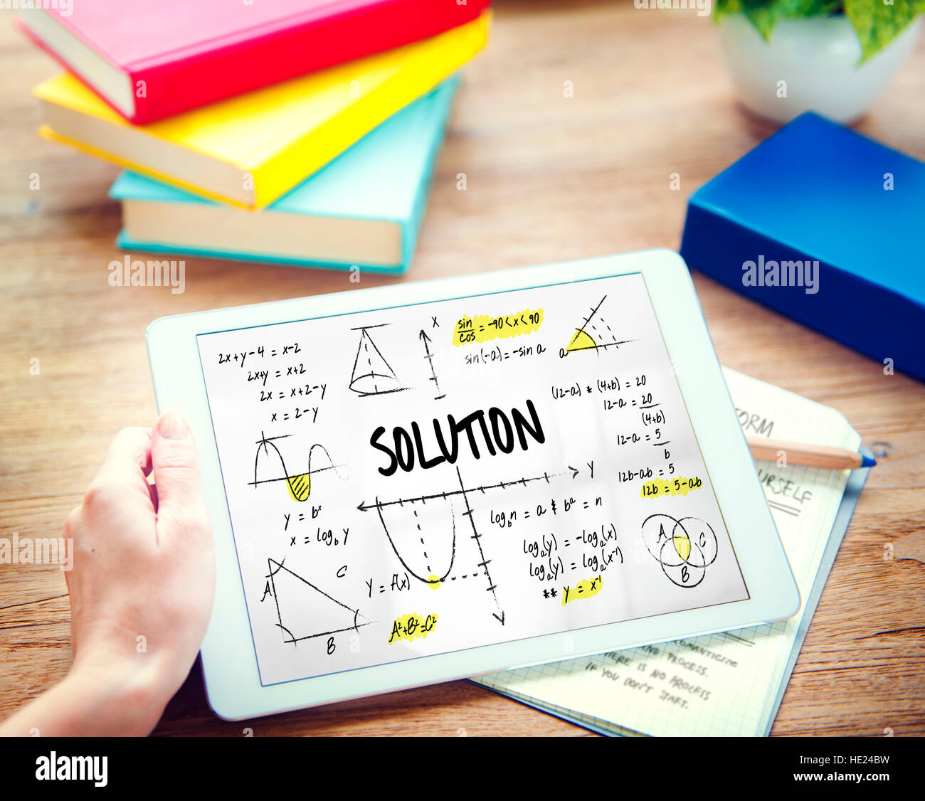 Methematics Math Algebra Calculus Numbers Concept Stock Photo - Alamy