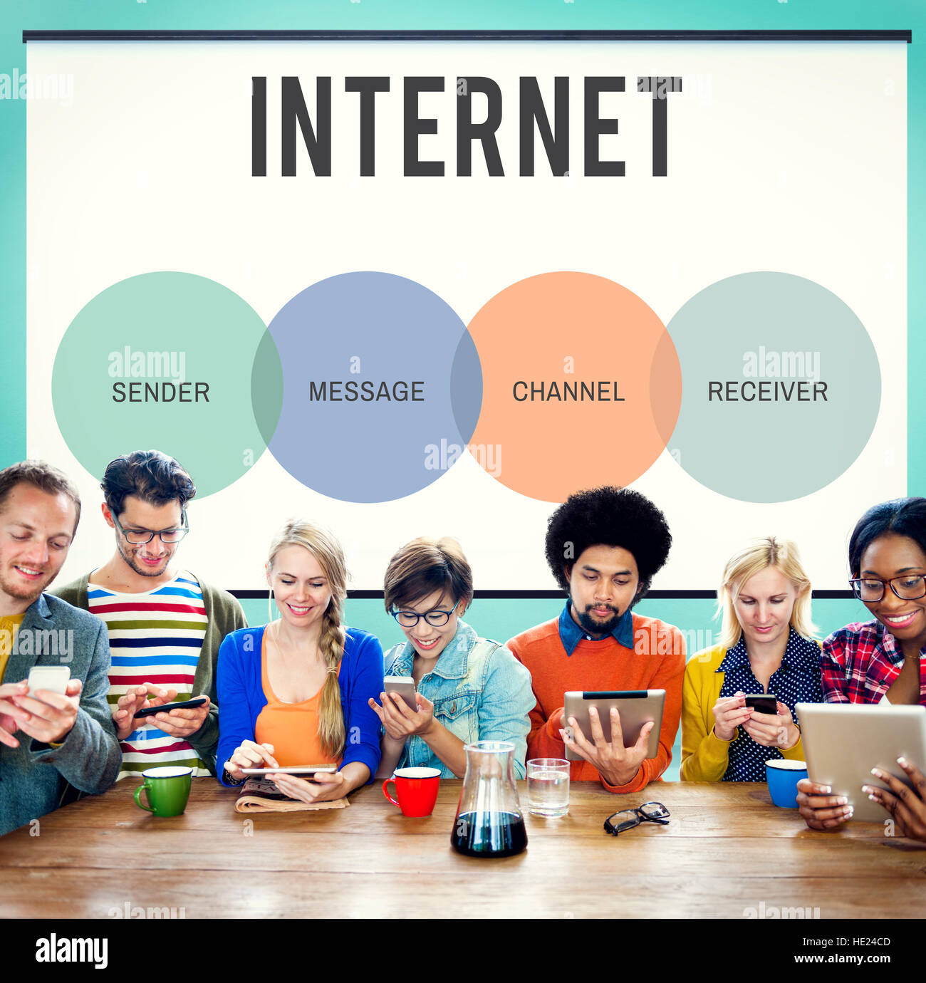 Internet Digital Technology Connection Network Concept Stock Photo - Alamy