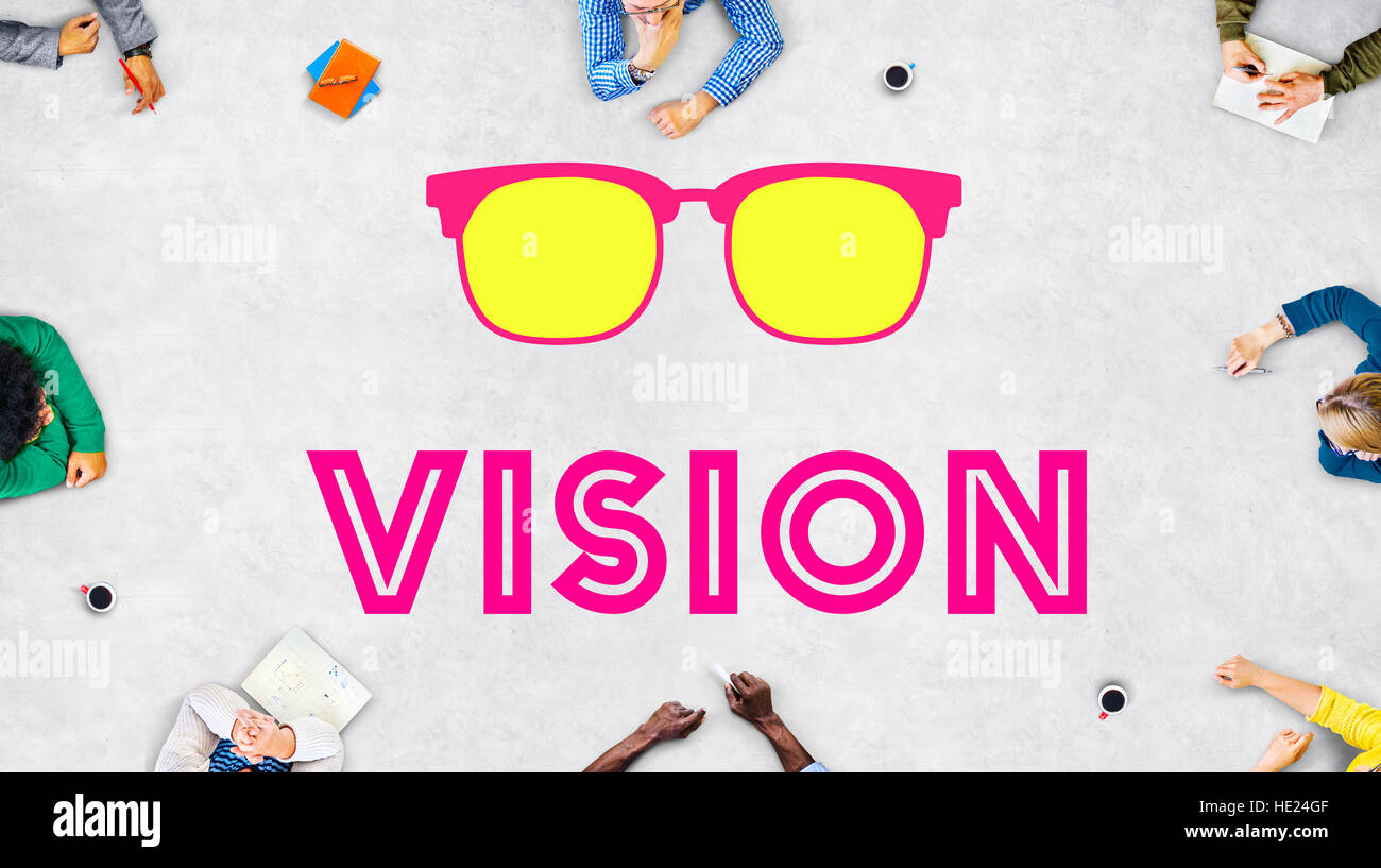 Vision Plan Aspiration Ideas Concept Stock Photo - Alamy