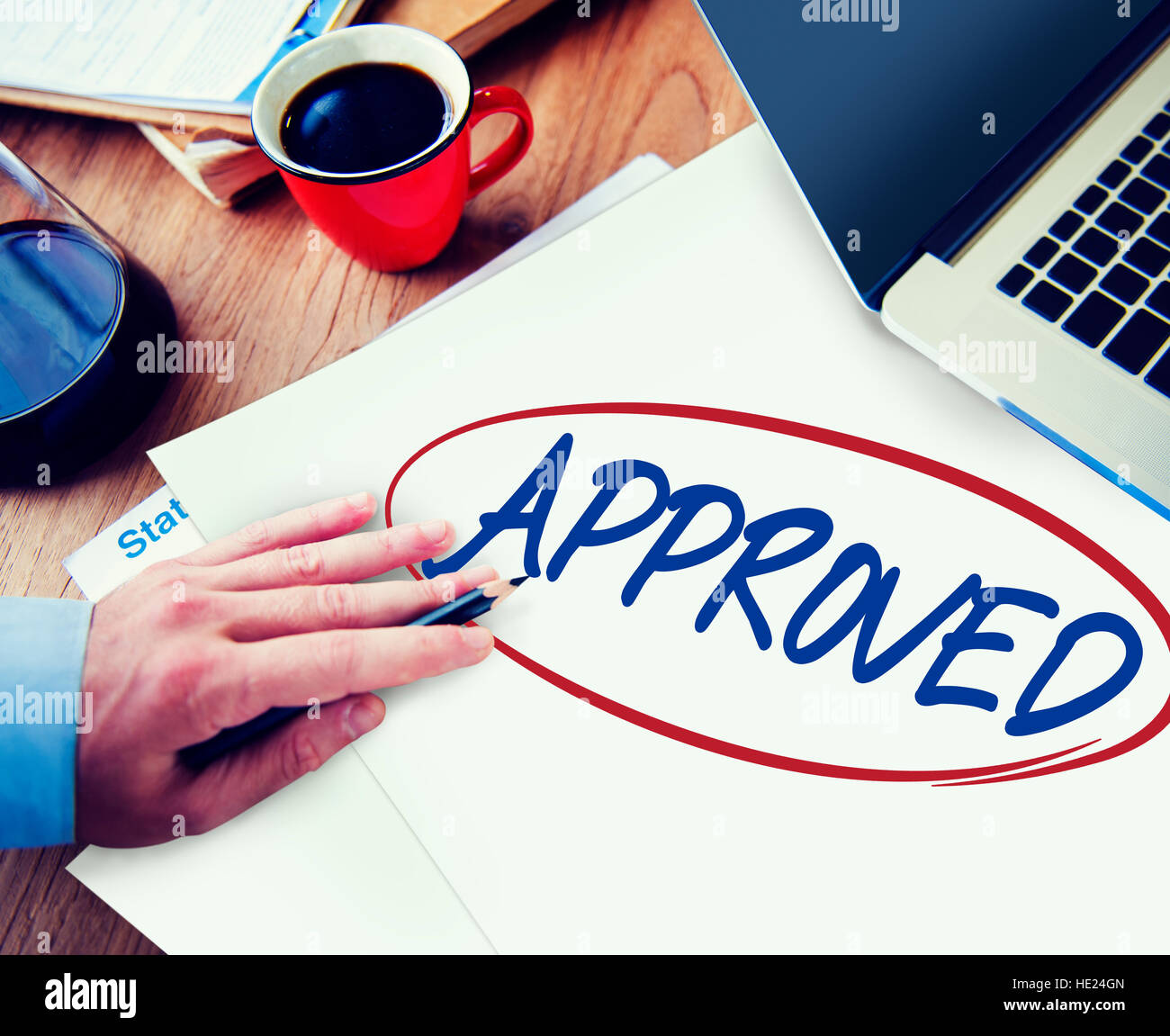 Approved Authorized Certified Quality Guarantee Concept Stock Photo - Alamy