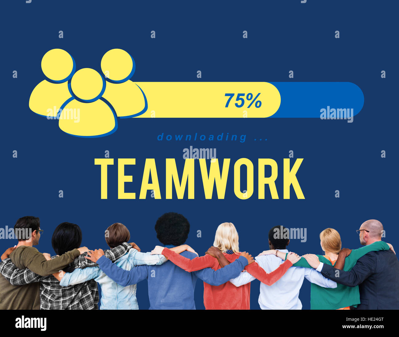 Partnership Team Cooperation Collaboration Concept Stock Photo - Alamy