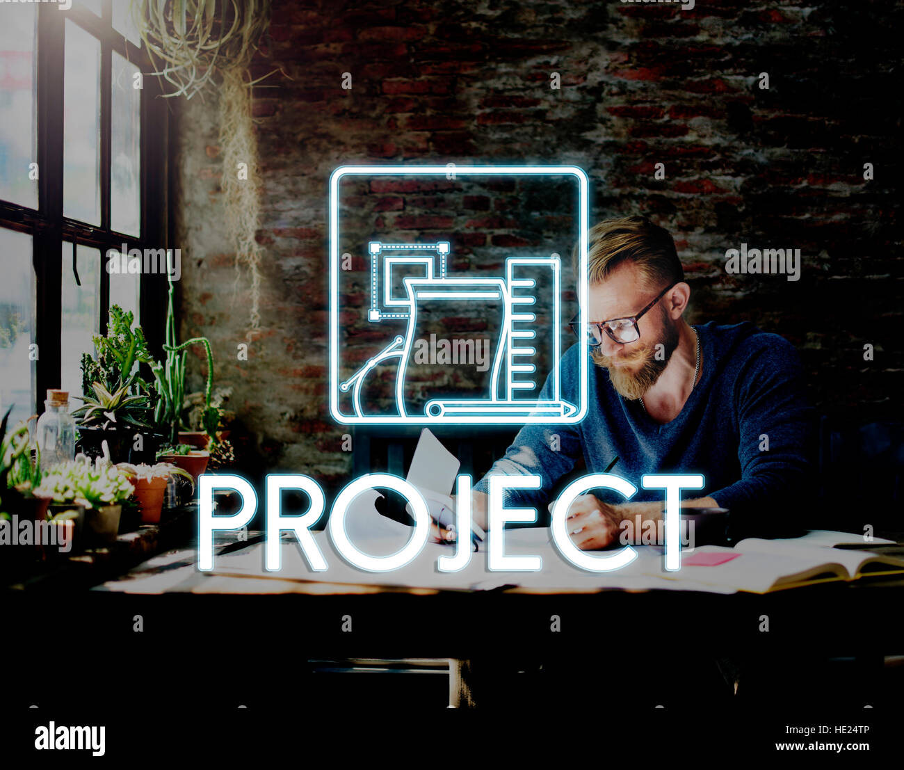 Aspirations Be Creative Thinking Draft Ideas Concept Stock Photo - Alamy