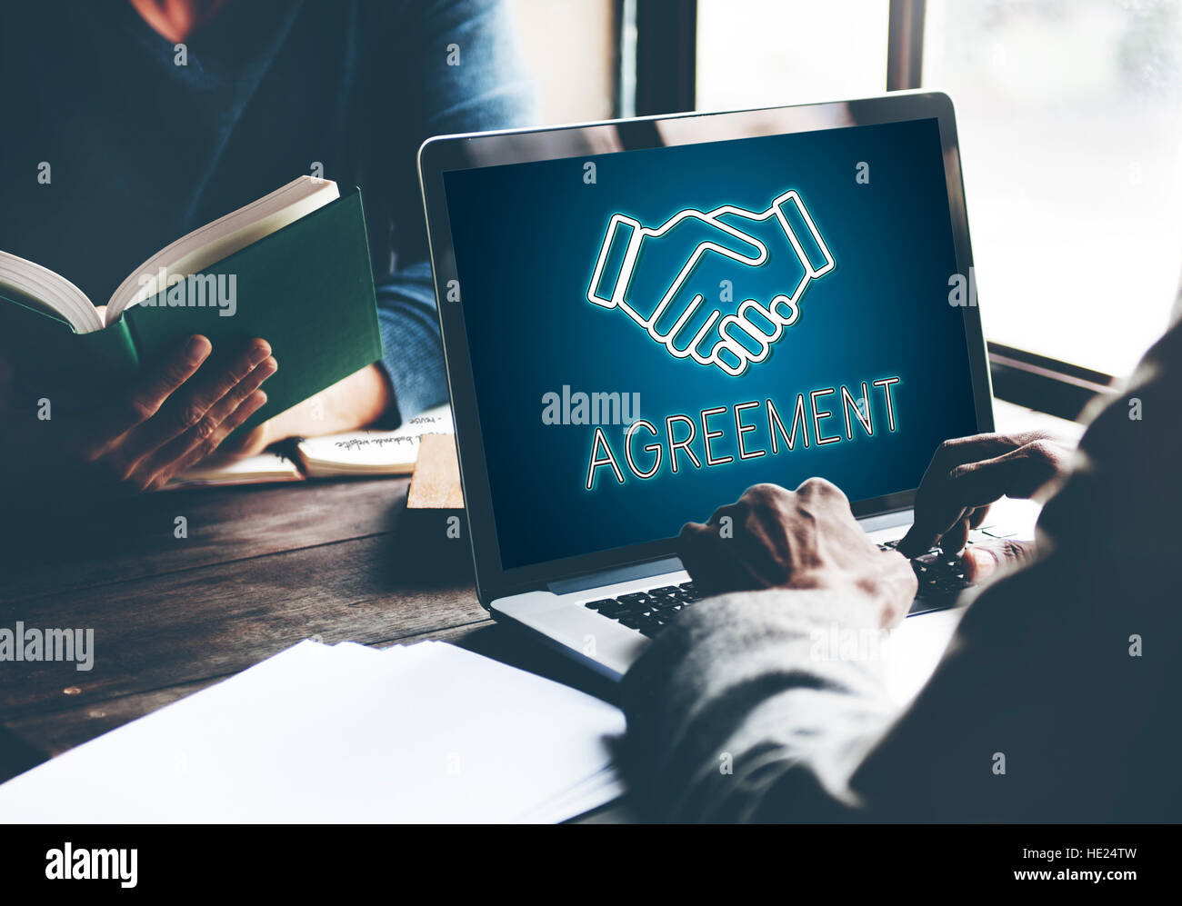 Partnership Agreement Cooperation Collaboartion Concept Stock Photo - Alamy