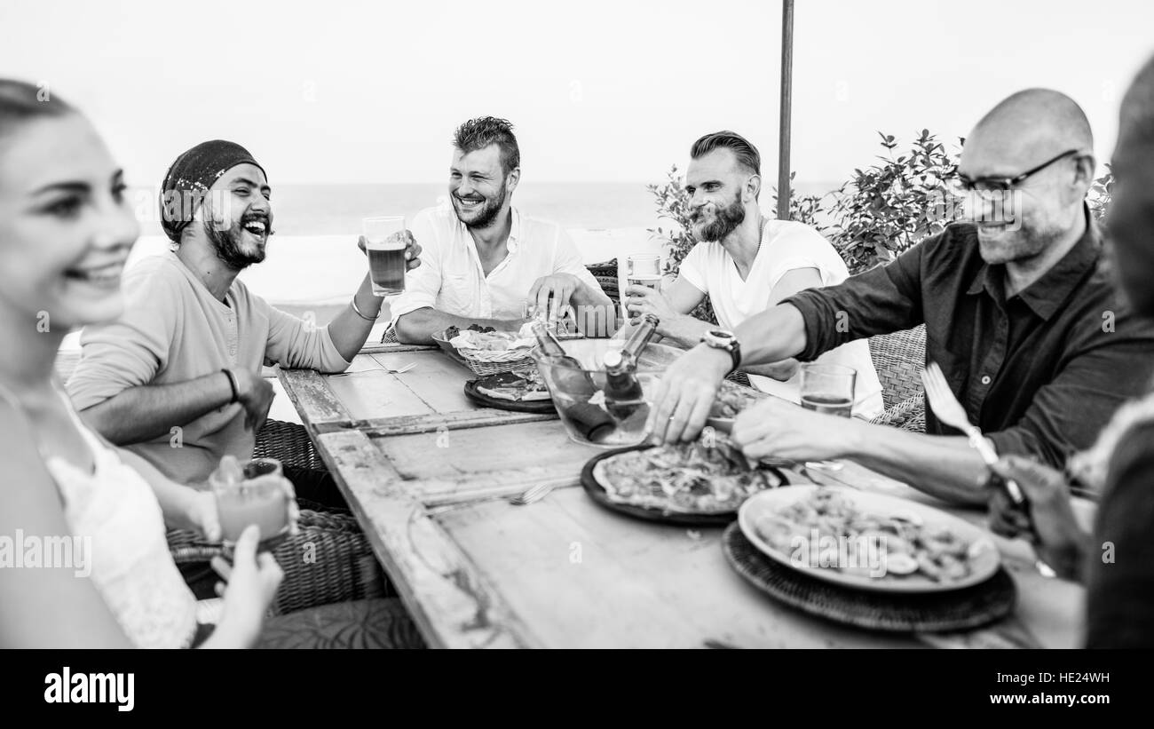 People rest Black and White Stock Photos & Images - Alamy