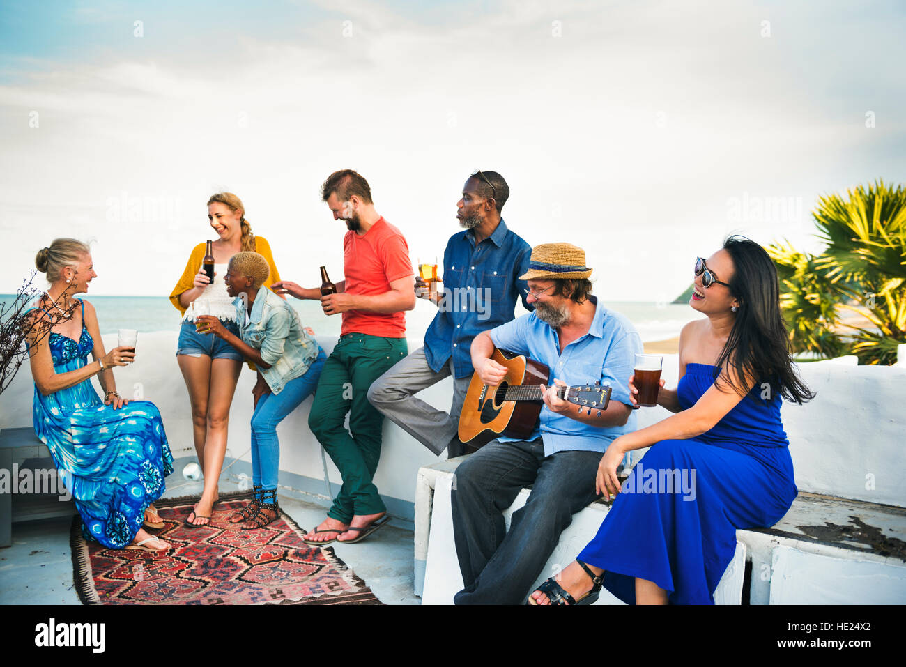 Group Of People Together Concept Stock Photo - Alamy