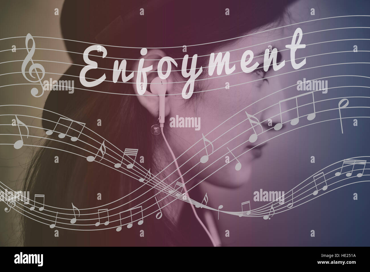 Music Musical Sound Entertainment Fun Concept Stock Photo - Alamy
