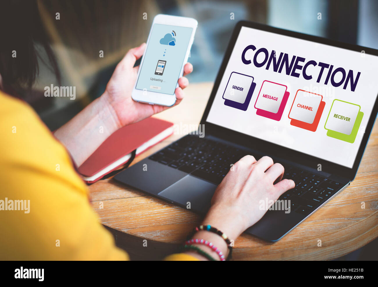 Connection Networking Togetherness Bond Concept Stock Photo - Alamy